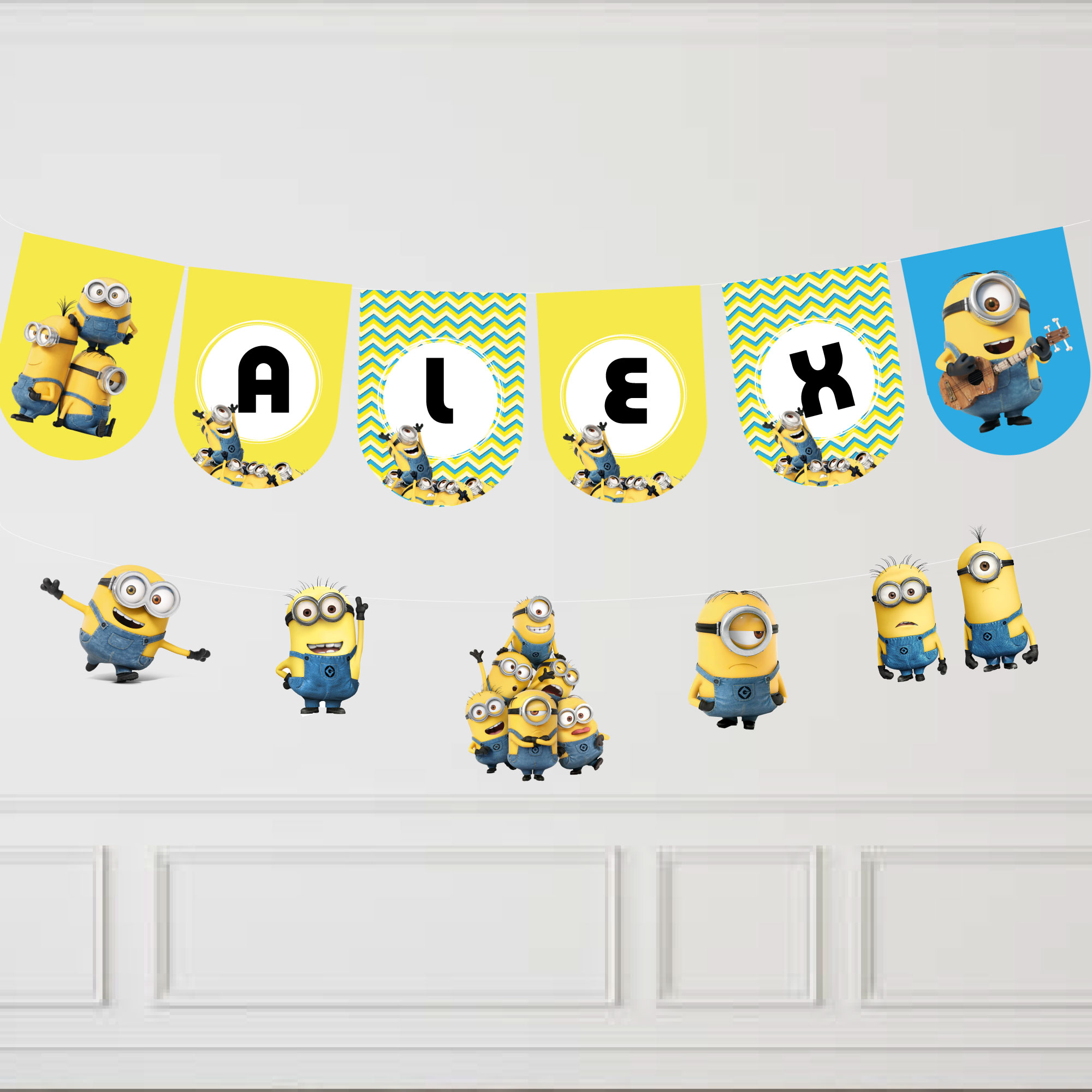 Banderines Editables Minions – DeLoLindo